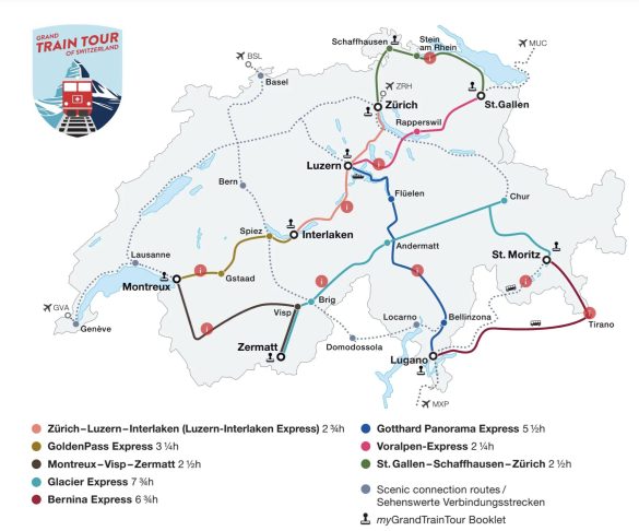 trem Bernina Express: guia completo para você viajar - Porta de Embarque